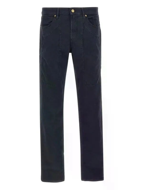 JECKERSON Belt-loop Trousers - Blue