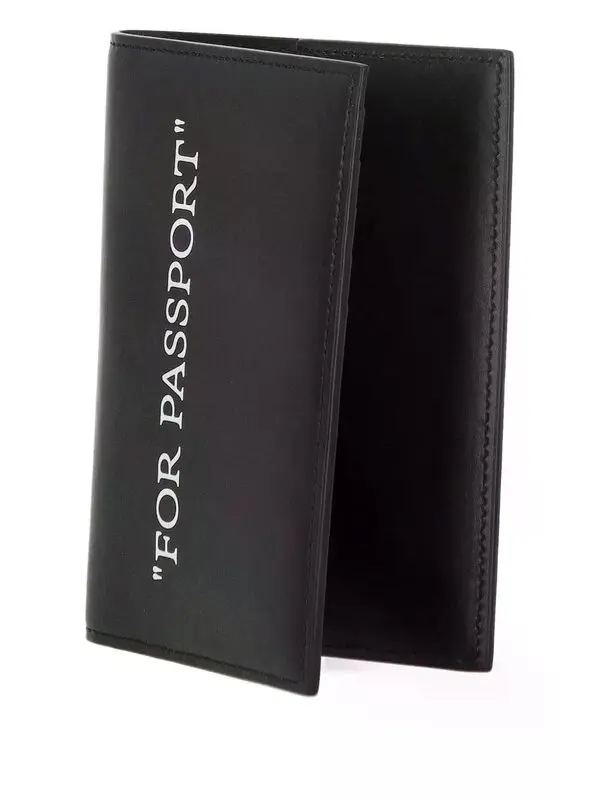 Off-White Quote Passport Wallet