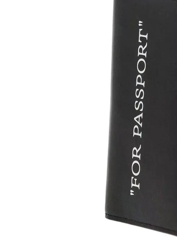Off-White Quote Passport Wallet