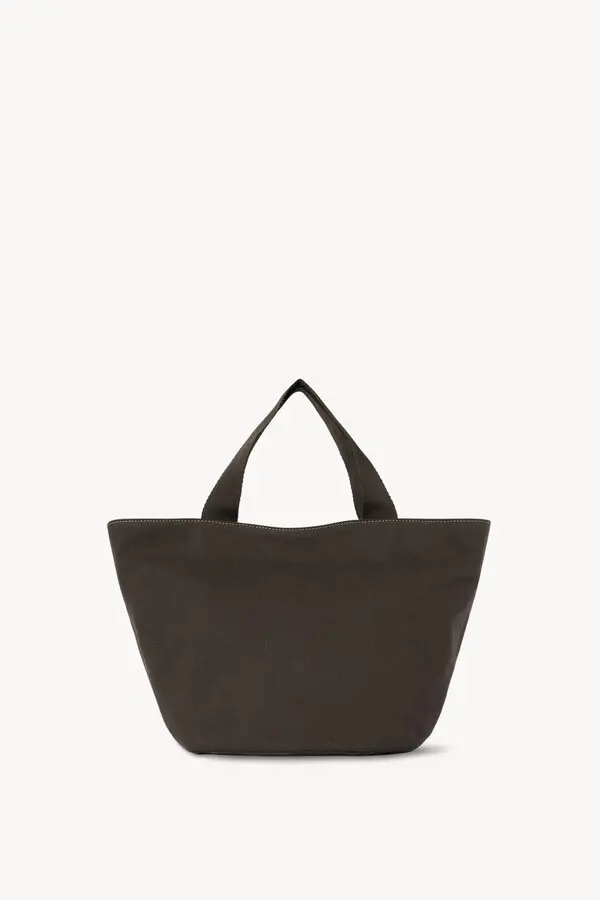 THE ROW Sisal Cotton Canvas Tote Bag - Brown