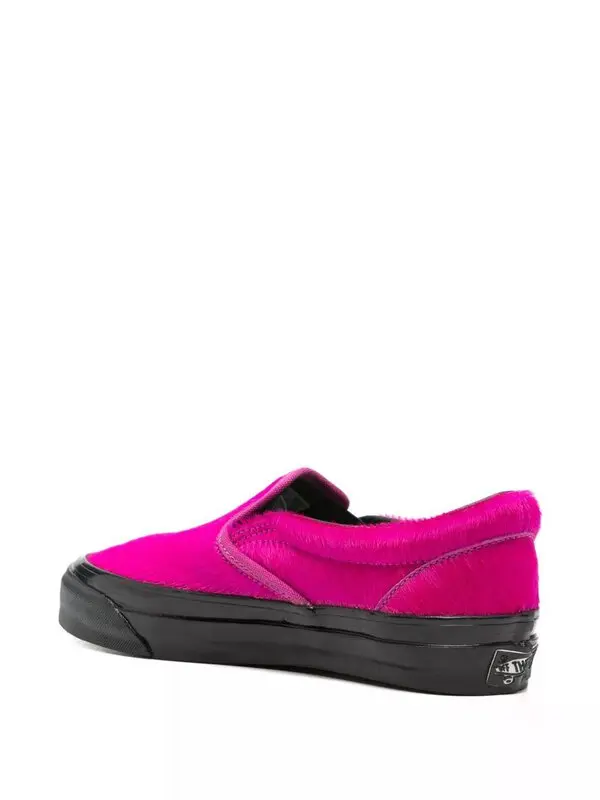 VANS Textured Slip-on Sneakers - Pink