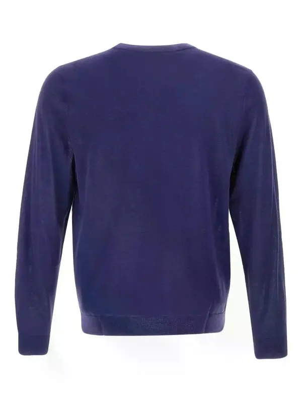 Paul Smith Embroidered Logo Crew-neck Sweater