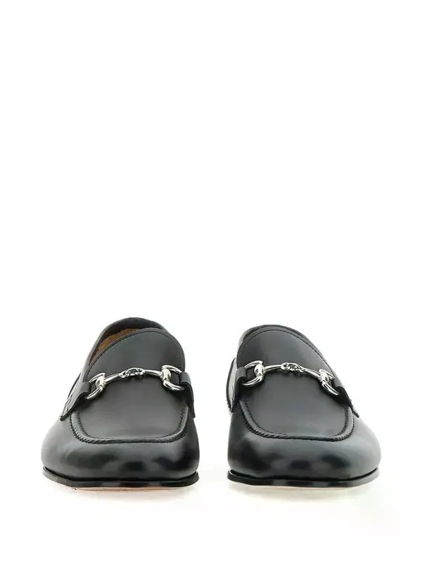 DUCA DEGLI ABRUZZI Leather Loafers With Metal Detail