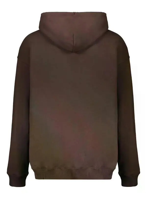 Off-White Logo-print Hoodie - Brown