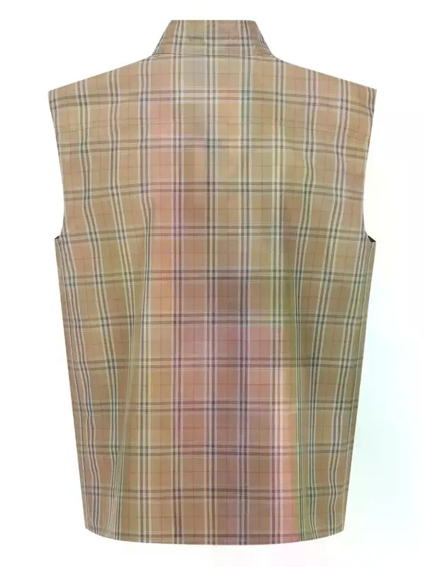 Burberry Sleeveless Check Top