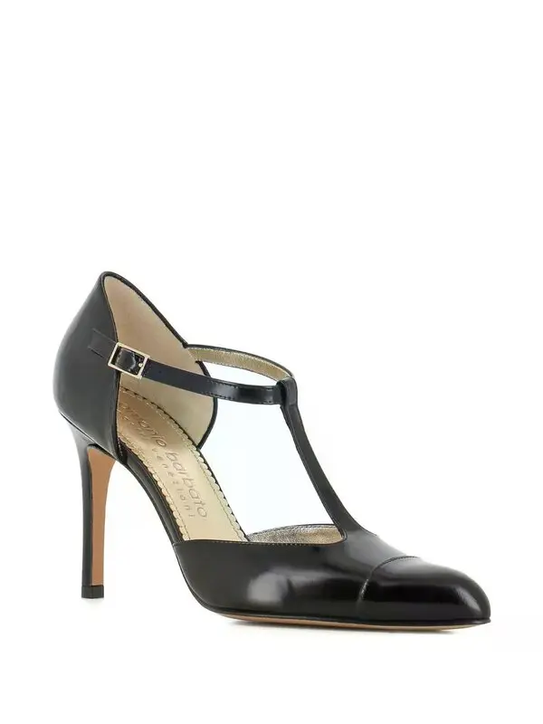 ANTONIO BARBATO MAESTRI VENEZIANI T-strap Heeled Pumps - Black
