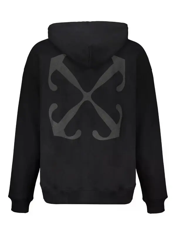 Off-White Arrows-motif Hoodie - Black