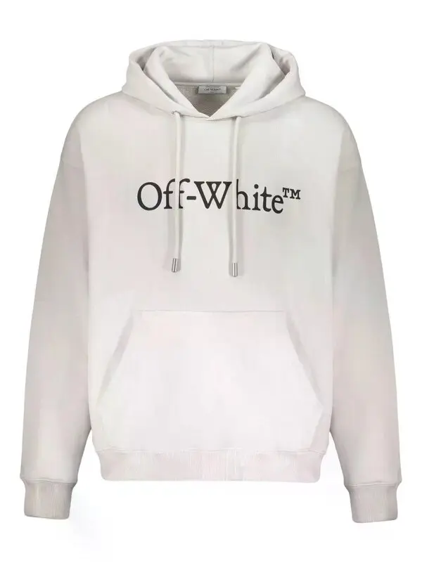 Off-White Logo-detail Hoodie - White