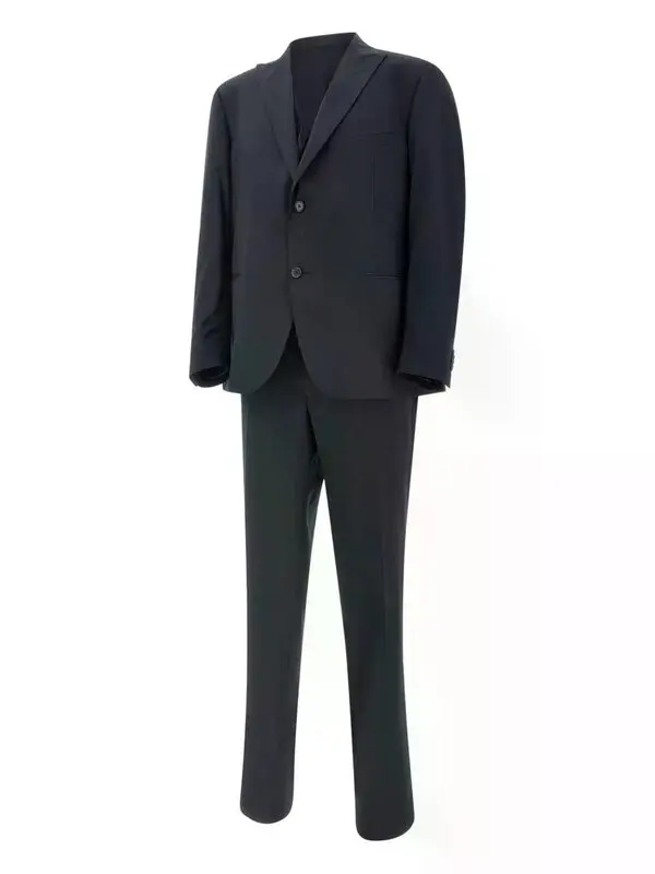 MARCHESANI Peaked-lapels Three-piece Single-breasted Suit