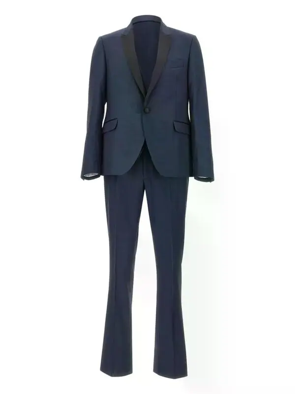CARLO PIGNATELLI Textured Weave Three-piece Suit