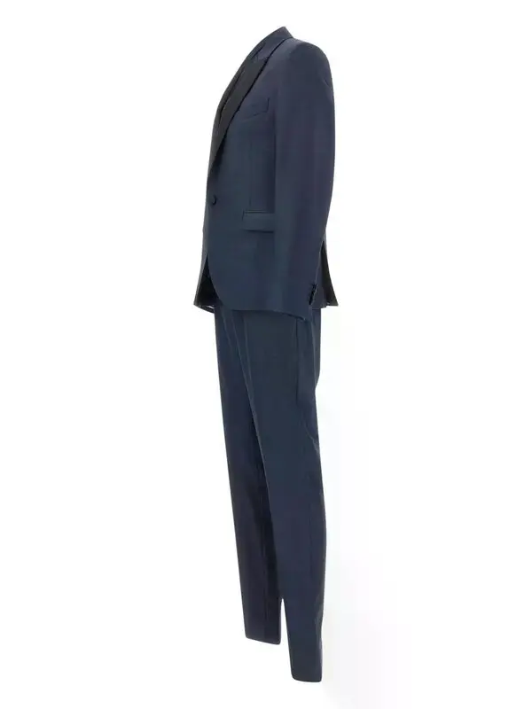 CARLO PIGNATELLI Textured Weave Three-piece Suit