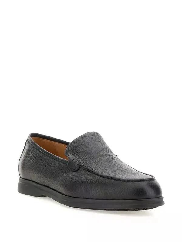DUCA DEGLI ABRUZZI Lorenzo Plain Leather Loafers