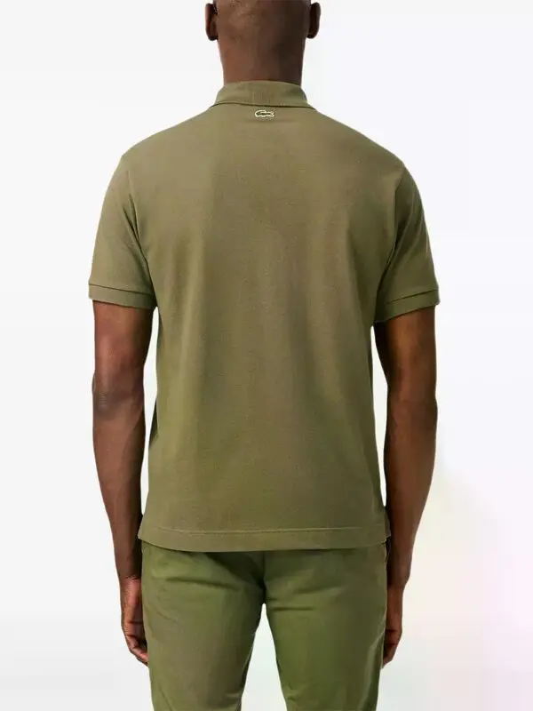 Lacoste L.12.12 Logo-embroidered Polo Shirt - Green