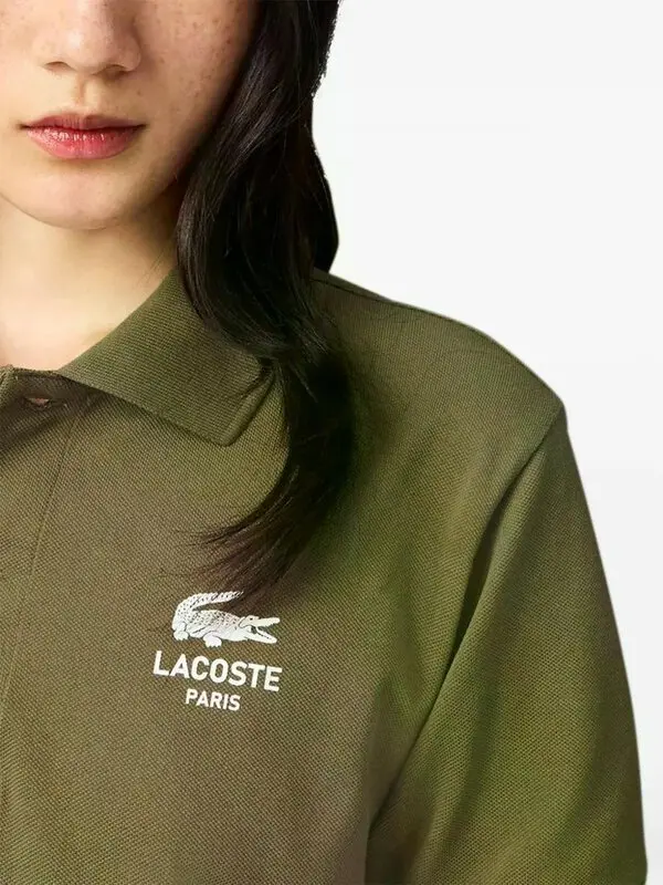 Lacoste L.12.12 Logo-embroidered Polo Shirt - Green