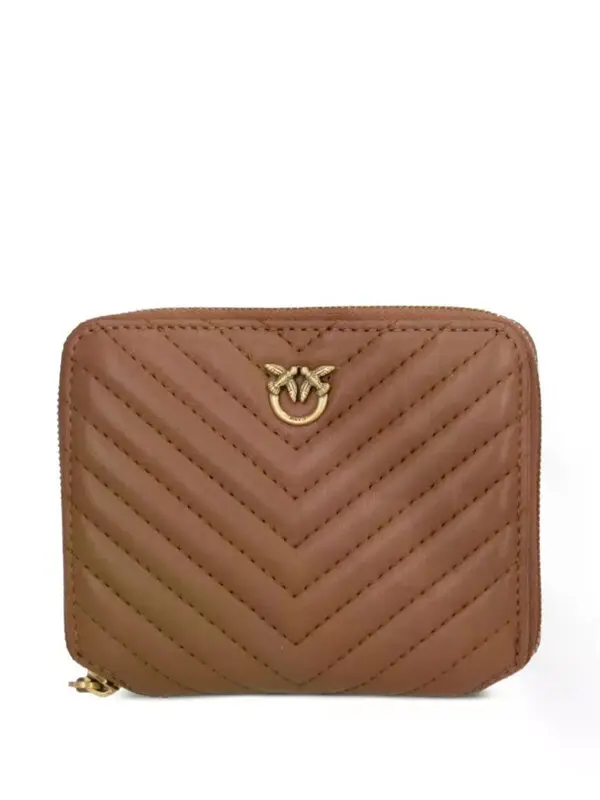Pinko Logo-palque Wallet - Brown