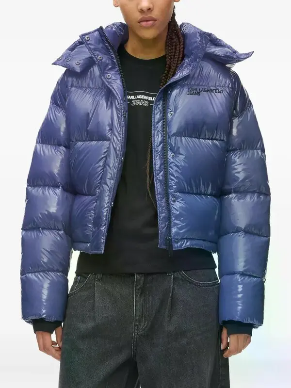 Karl Lagerfeld Logo-print Puffer Jacket