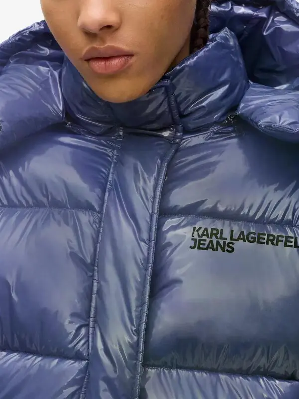 Karl Lagerfeld Logo-print Puffer Jacket