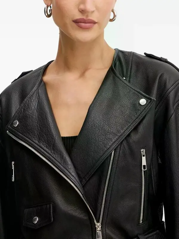BOSS Zip-fastening Biker Jacket