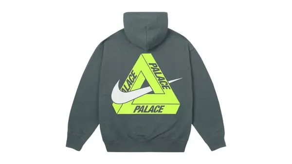 PALACE X Nike Tri Swoosh Hood - Charcoal