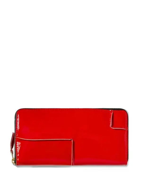 Comme Des Garçons Zip-fastening Wallet - Red