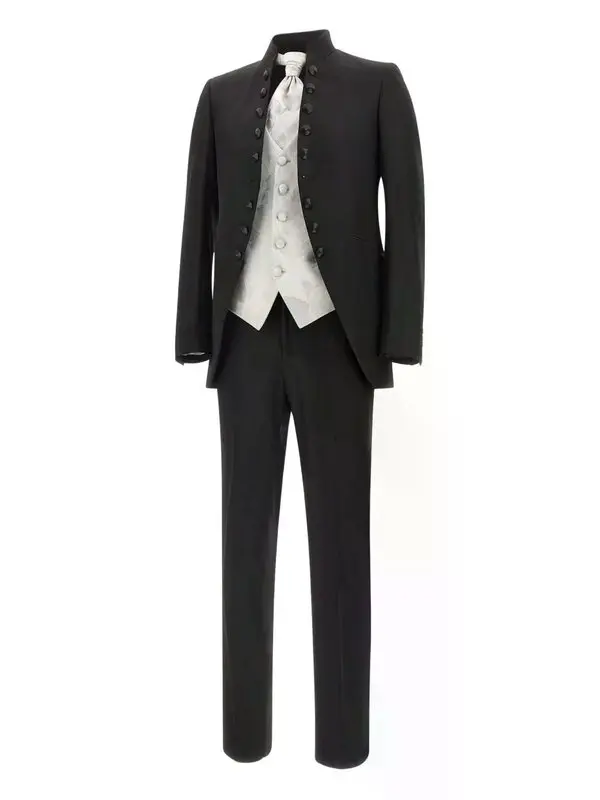 CARLO PIGNATELLI Button Three-piece Suit