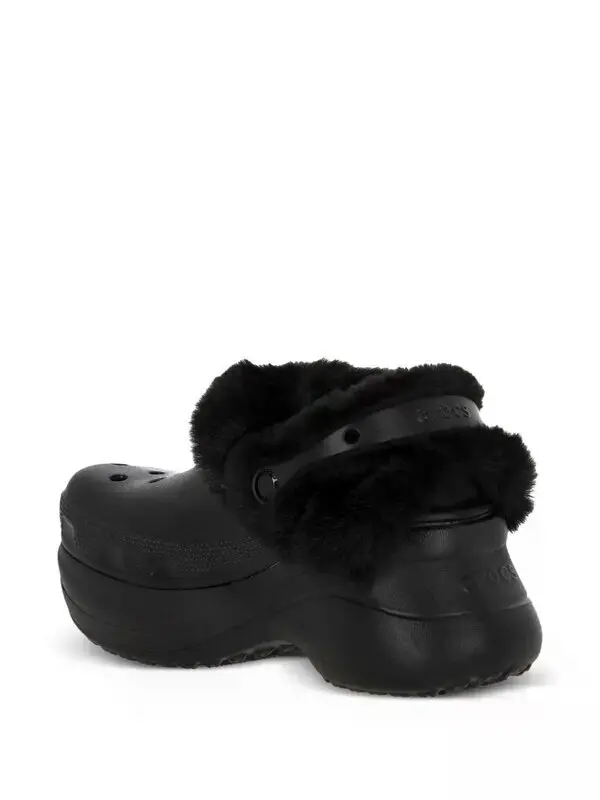 CROCS Bae Textured Lined Platform Slip-on