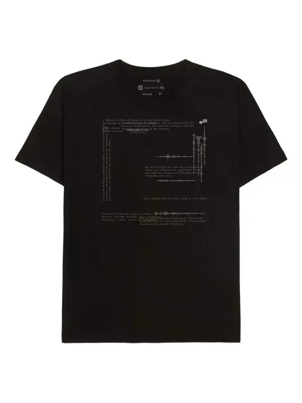 OSKLEN Tracks T-shirt - Black