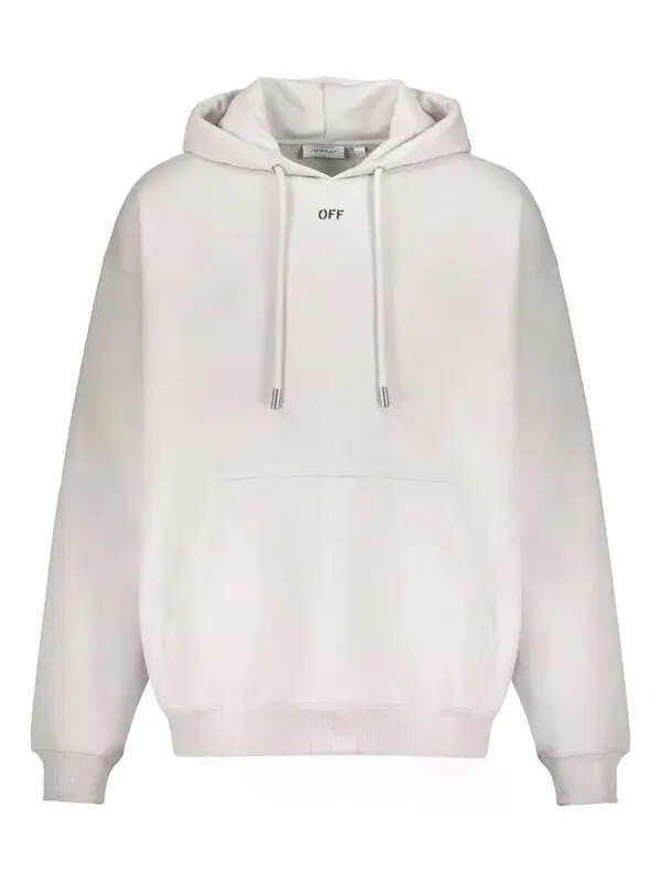 Off-White Hooded Drawstring Sweatshirt