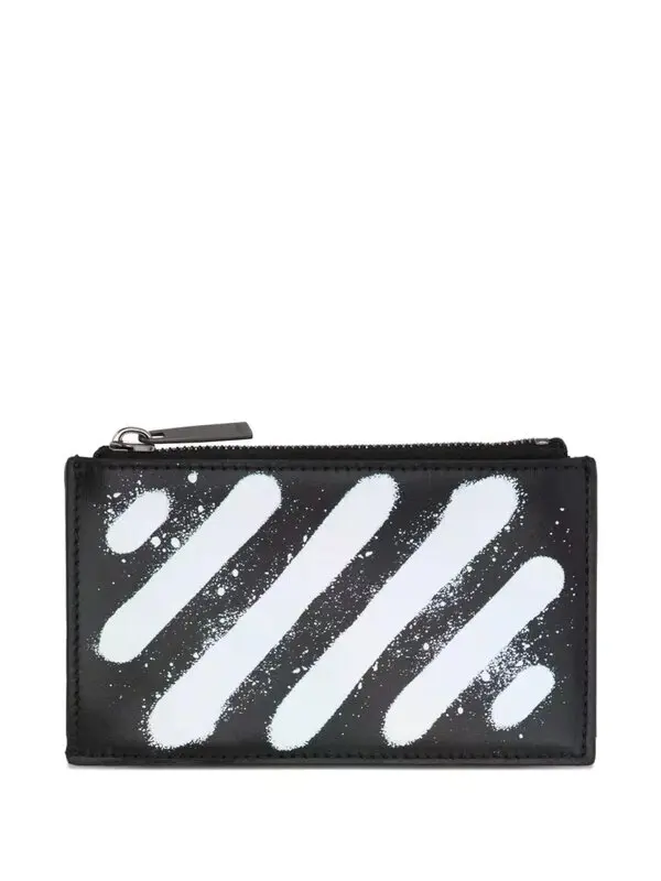 Off-White Logo-detail Wallet - Black