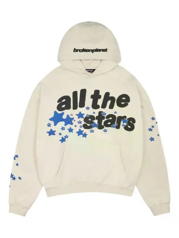 BROKEN PLANET Graphic Hoodie - Neutrals