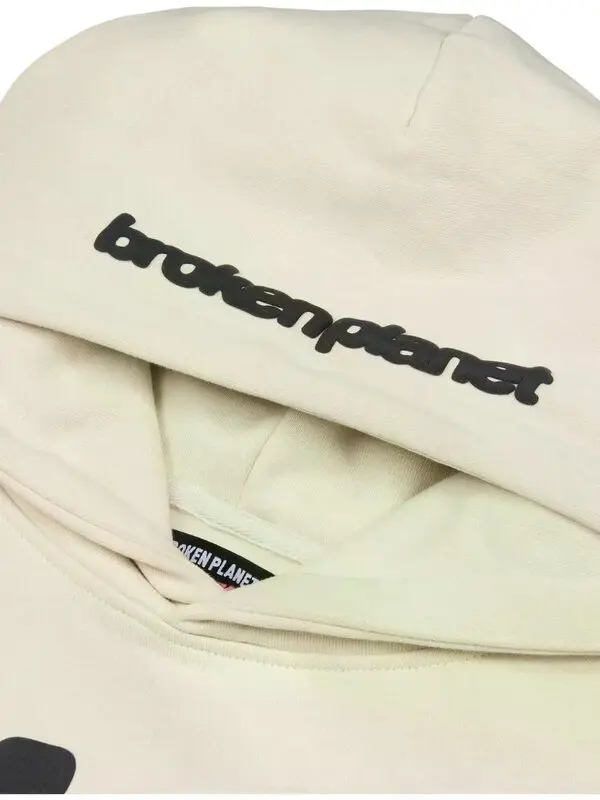 BROKEN PLANET Graphic Hoodie - Neutrals
