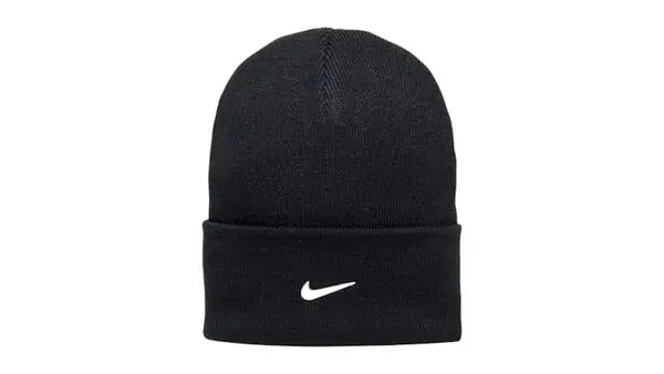 Nike Peak Swoosh Beanie - Black