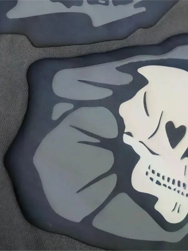 BROKEN PLANET Graphic-printed Hoodie - Grey