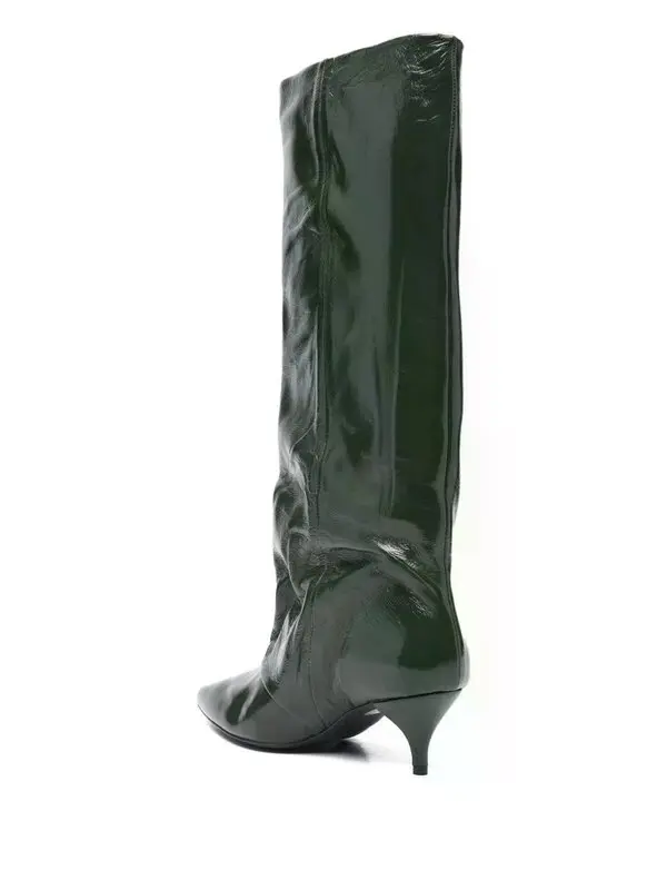 ALCHIMIA 55mm Leather Knee-high Boots