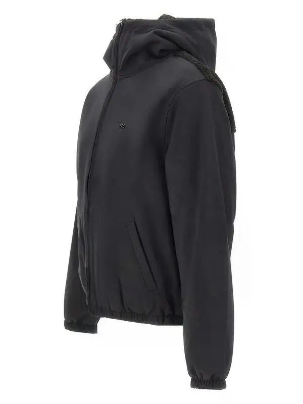 ARTE ANTWERP Elasticated Trims Fleece-panel Hooded Jacket