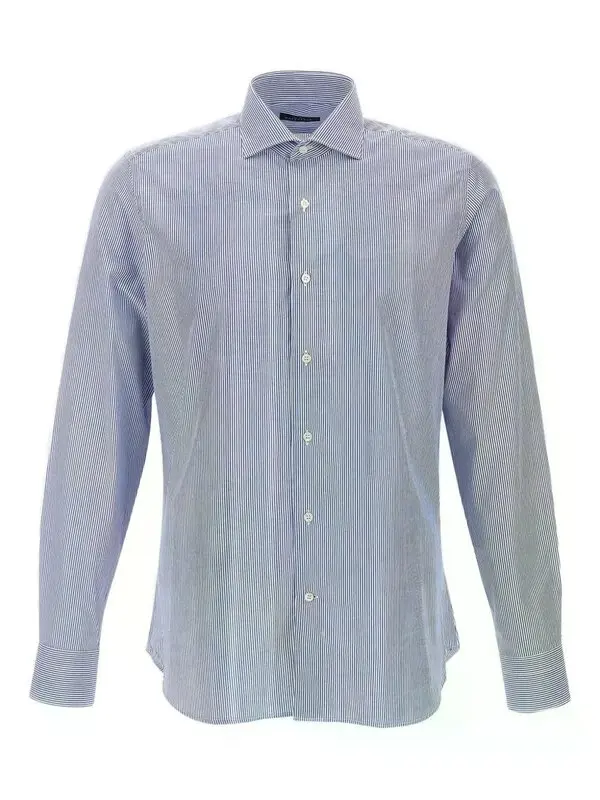 MARCHESANI Striped-pattern Button Shirt
