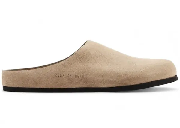 COMMON PROJECTS Clog Suede - Taupe