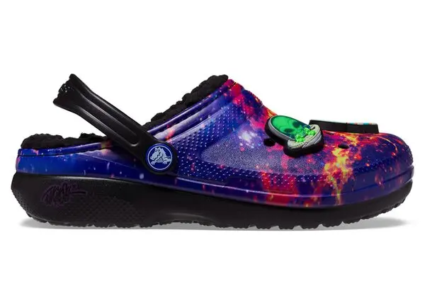 CROCS Classic Lined Clog Ron English Area 54 Galaxy - Multi/black