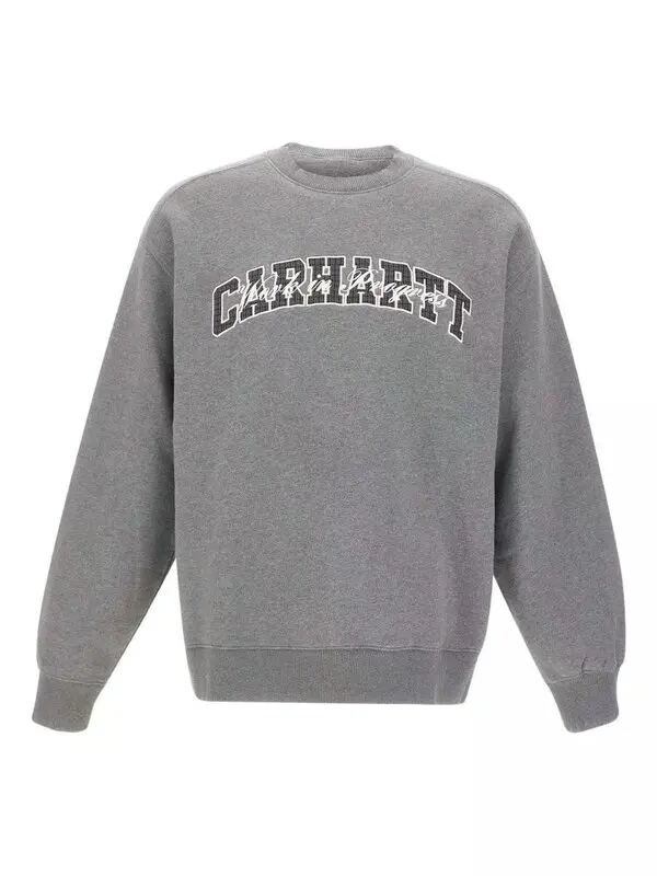 Carhartt Work In Progress Logo-embroidered Crew-neck Sweatshirt