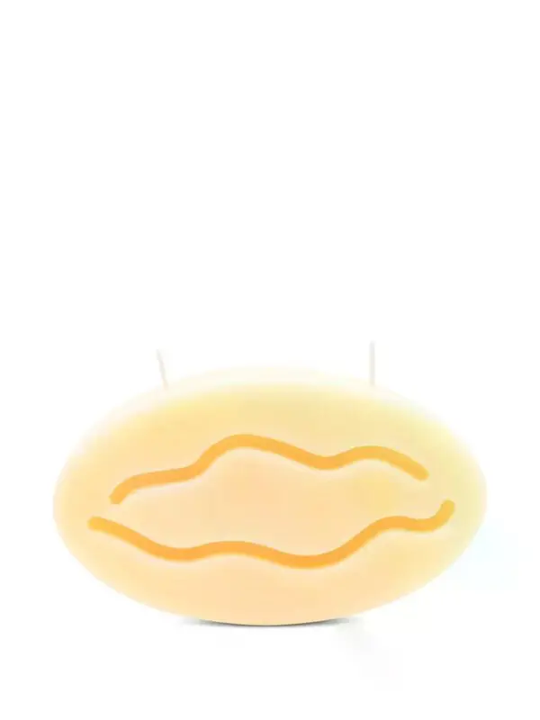 CARNE BOLLENTE Oval-shaped Candle - Yellow