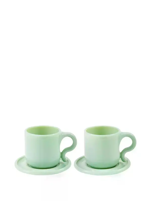 POLSPOTTEN Glossy Expresso Cup - Green