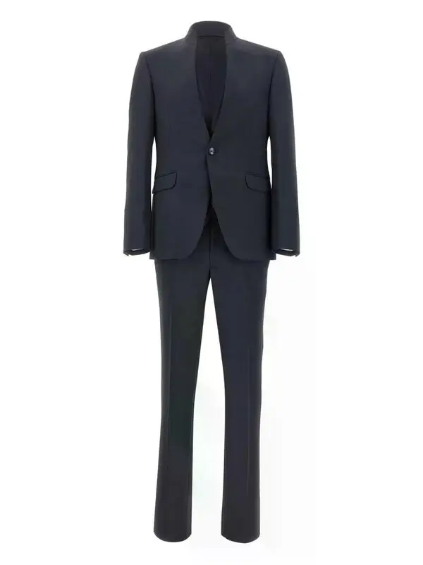 CARLO PIGNATELLI Mandarin Collar Three-piece Suit