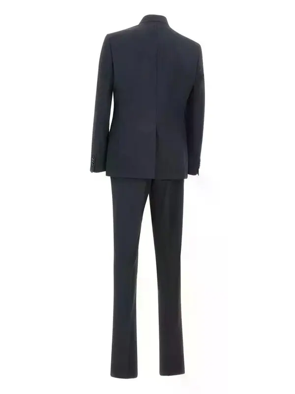 CARLO PIGNATELLI Mandarin Collar Three-piece Suit