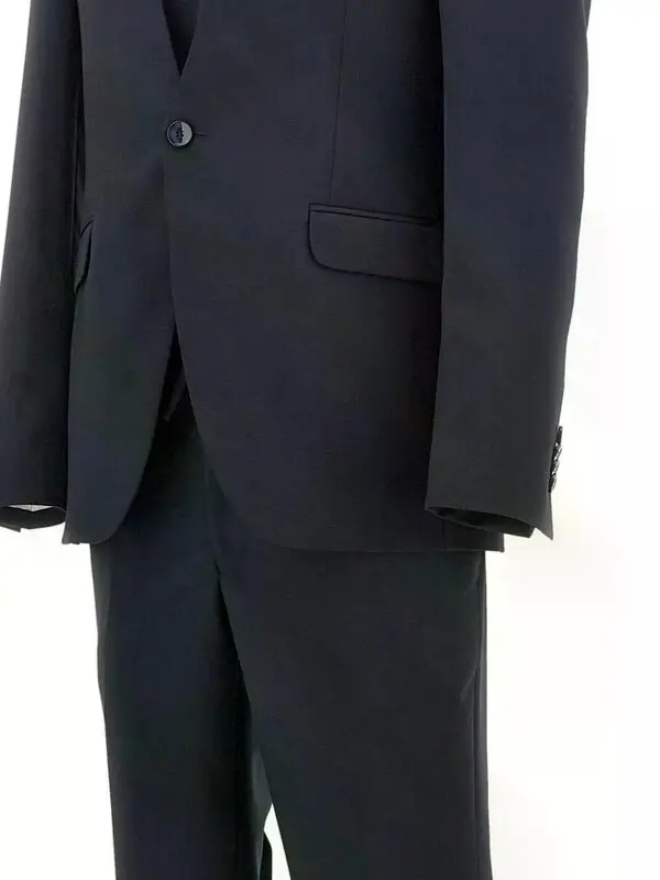 CARLO PIGNATELLI Mandarin Collar Three-piece Suit