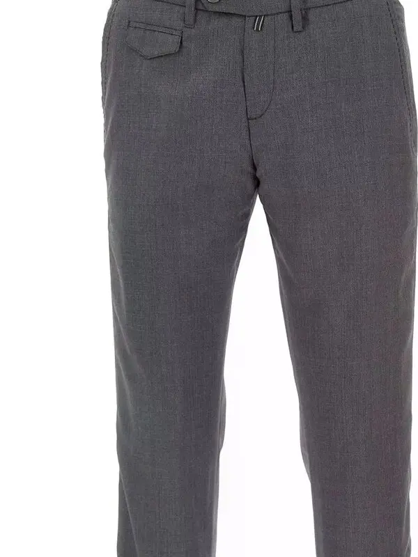 RE-HASH Tapered Trousers With Flap-pockets