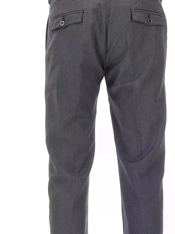 RE-HASH Tapered Trousers With Flap-pockets