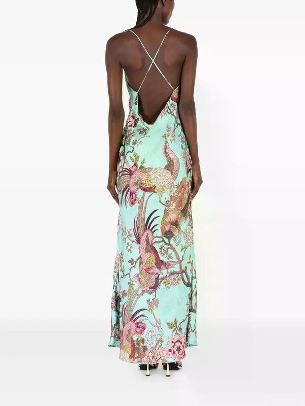 summer dress with cutouts Merletto Cut Out Maxi Dress - White main image 1