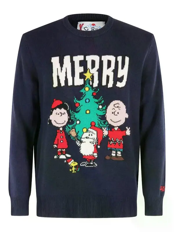 MC2 SAINT BARTH X Peanuts Heron Crew-neck Sweater - Blue