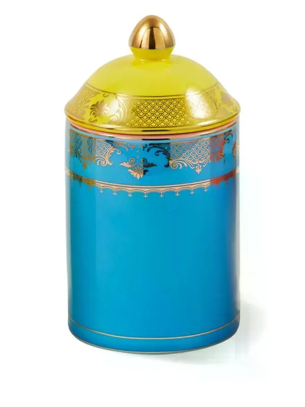 POLSPOTTEN Decorative Storage Canister - Blue
