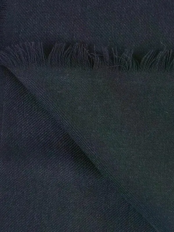 Eleventy Fringed Scarf - Blue